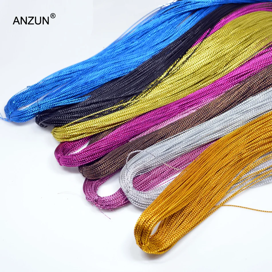 Thread Handmade Materials | 3 Strand Metallic Thread | Metallic Thread ...