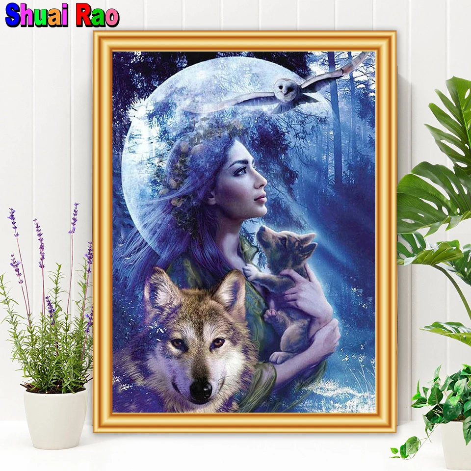 Fantasy Art Fairies And Wolves