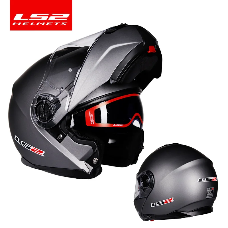 Original-LS2-FF325-flip-up-motocycle-helmet-double-lens-sun-shield ...