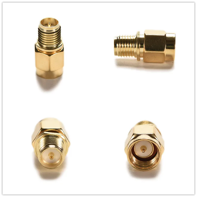 Adaptador-convertidor-recto-chapado-en-oro-enchufe-macho-SMA-a-conector ...