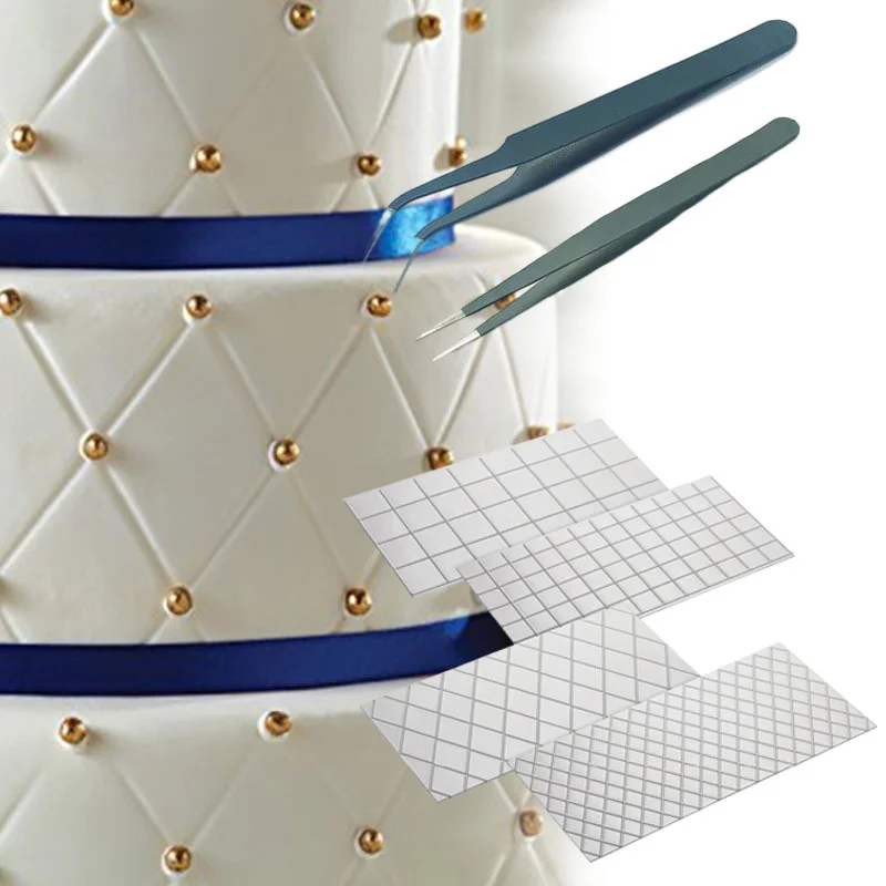 Texture Mats Cake Decorating | Plastic Cake Decorations Tweezer - 1 Set ...