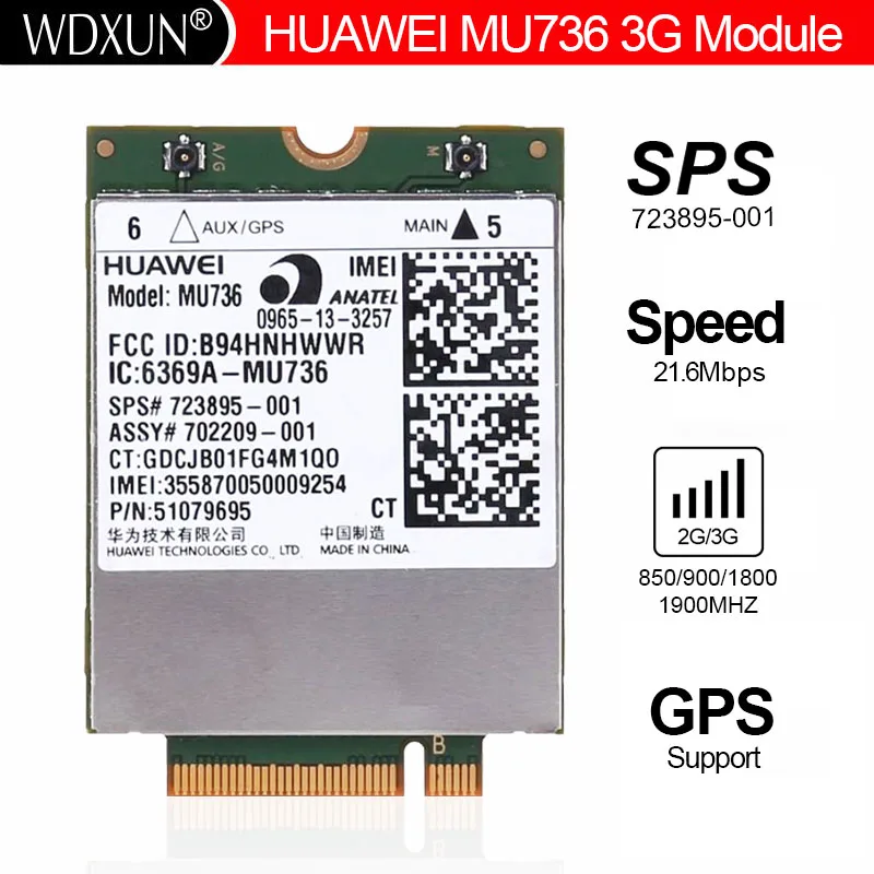 MU736-3G-WWAN-Card-Module-HS3110-723895-001-748599-001-For-HP-ProBook ...
