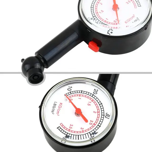 Car Tire Pressure Gauge Manometer Mini Dial Automobile Truck Racing Air ...