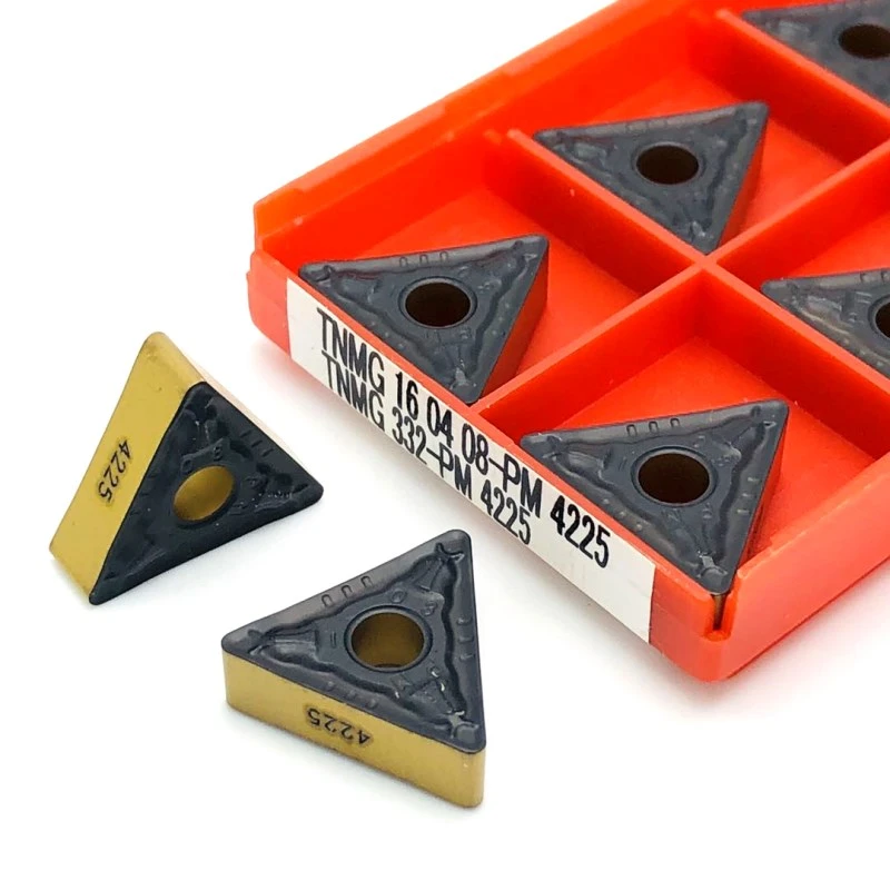 High quality TNMG160404 TNMG160408 PM 4225 external turning tool carbide insert cutting tool ...
