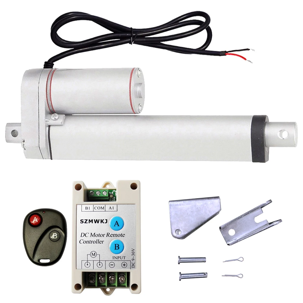 Multi-function Dc 12v 14mm/s Linear Actuator 200mm 8" Stroke Heavy Duty ...