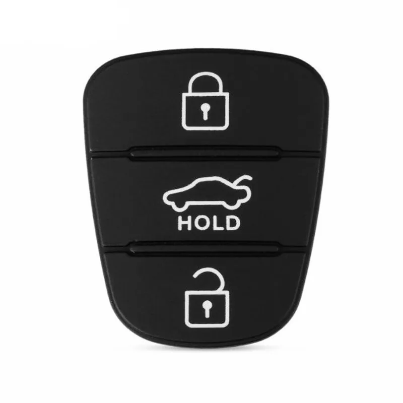 3 Button Remote Key Fob Case Rubber Pad For Hyundai I10 I20 I30 Ix35 ...