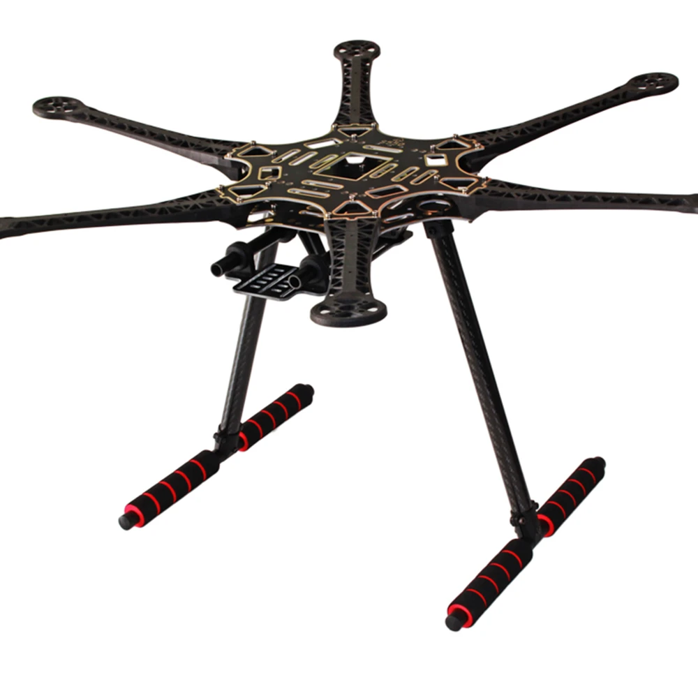 S550 Hexacopter Frame Kit 6-Axis Drone Flame With Carbon Fiber Landing ...
