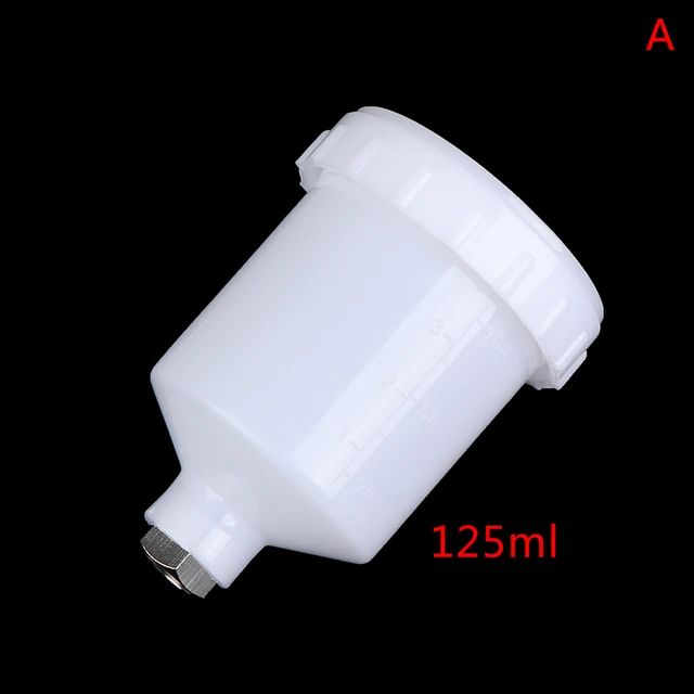 125/250/600ml Plastic Spray Paint Cup Sprayer Cup Air Gravity Feed ...
