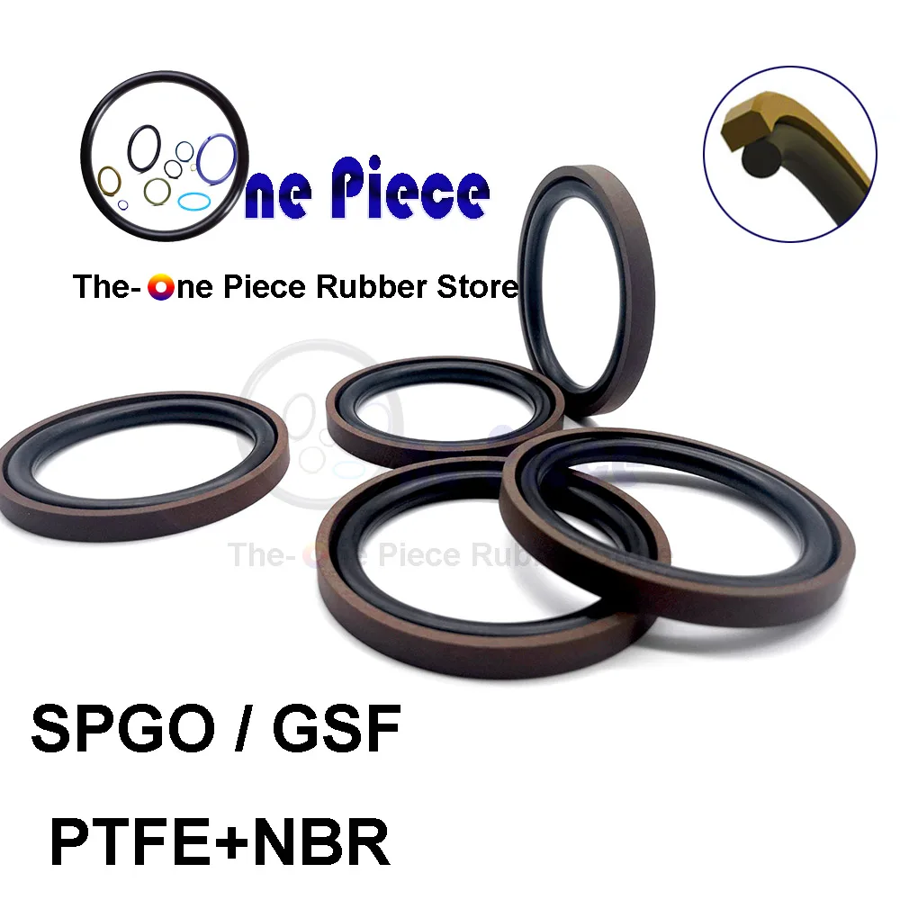 SPGO Glyd ring High = 2.2mm-8.1mm hydraulic seal Piston compact seal ...