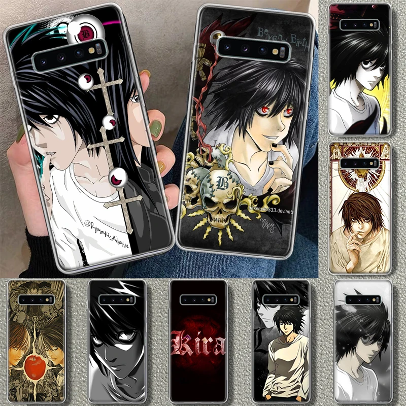 Funda de teléfono DEATH NOTE L Lawliet para Samsung Galaxy S10 S20 S22 ...