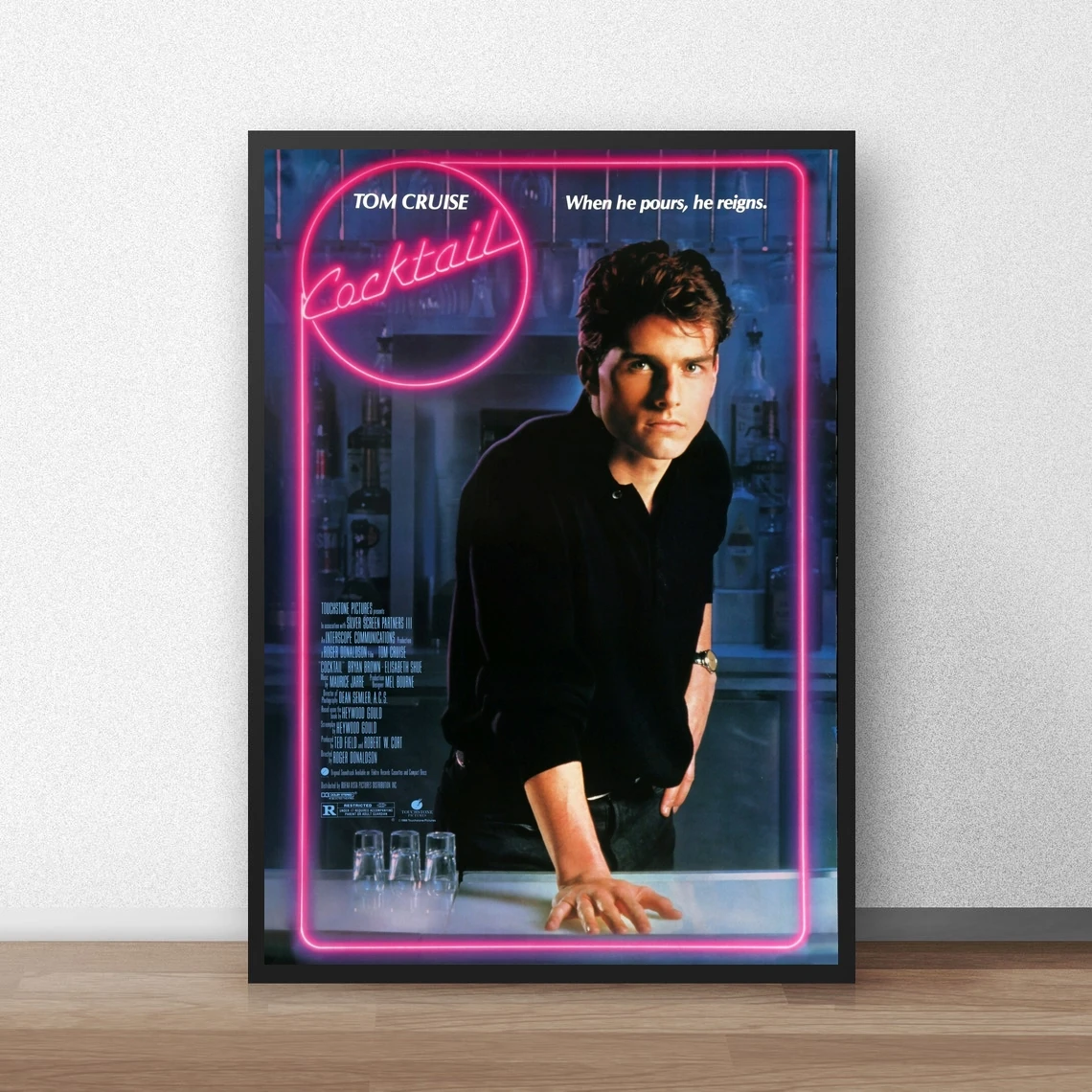 Cocktail Movie Poster Tom Cruise