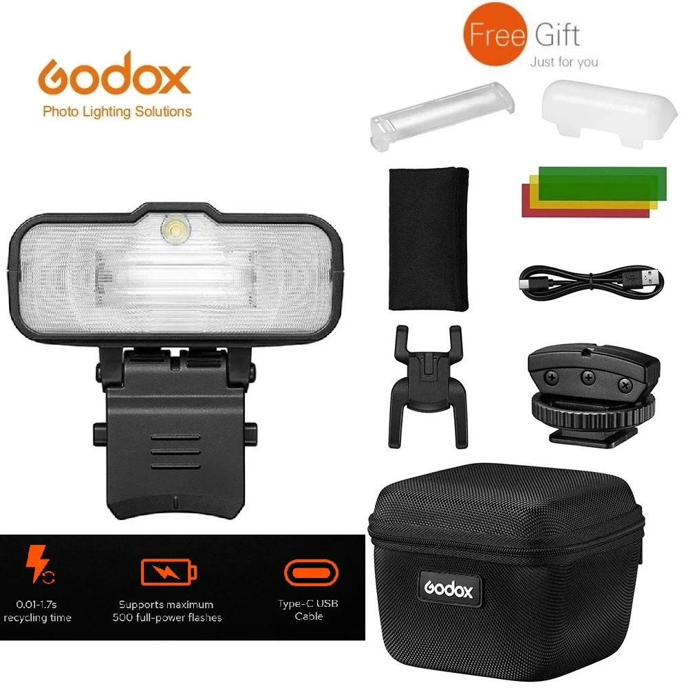 Godox-MF12-Macro-Flash-Mini-TTL-Speedlite-With-Color-Filter-Diffuser ...