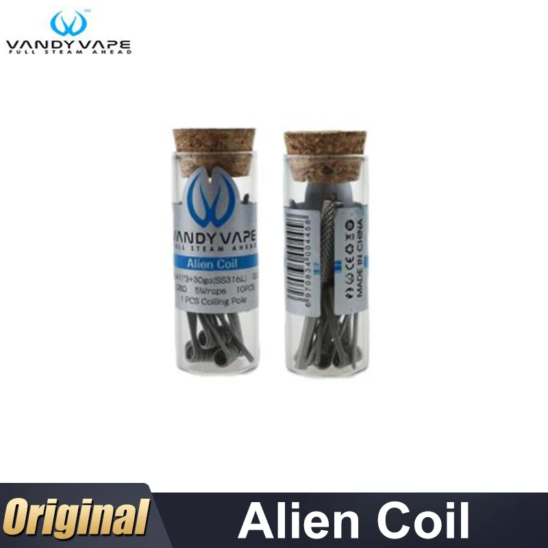 Vandy-Vape-Alien-Coil-26ga-A1-30ga-x3-y-SS316L-cables-de-cigarrillo ...