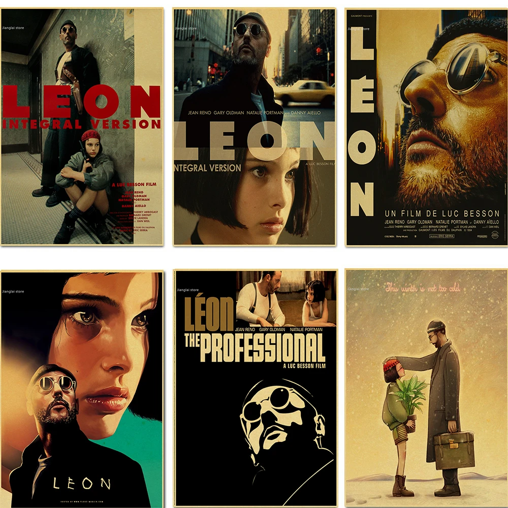 Leon the professional poster classic old movie vintage poster retro ...