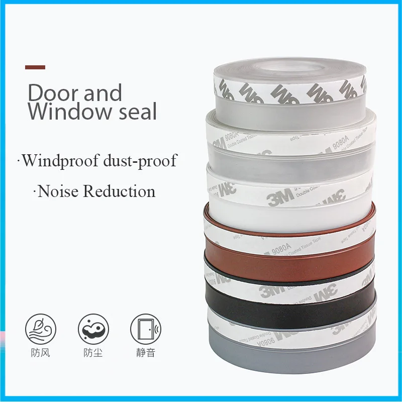 5M Sealing Strip door and window Self-Adhesive Seal strip Silicon ...