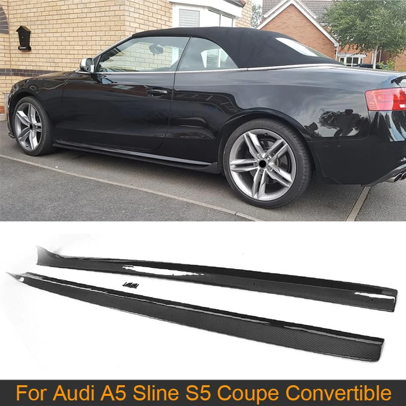 Carbon Fiber Car Body Kits Side Skirts for Audi A5 S Line S5 Coupe ...