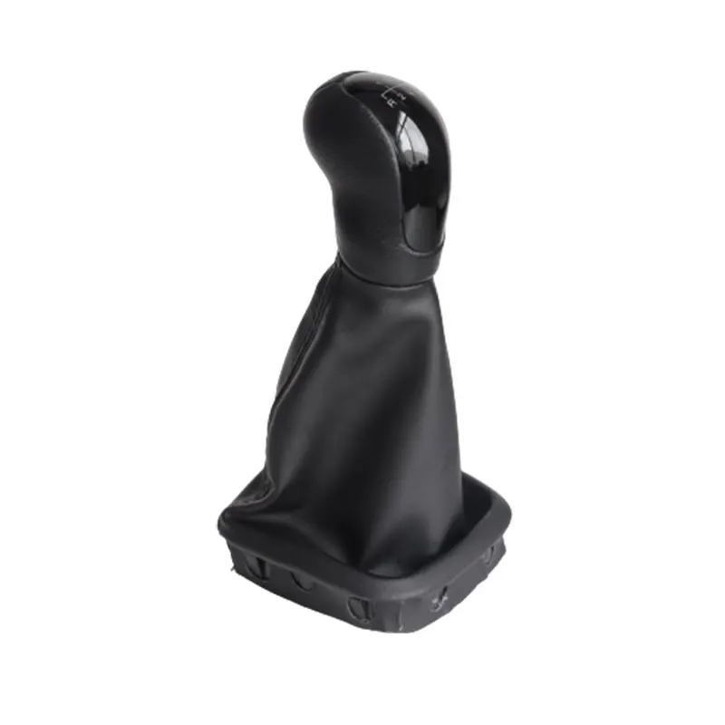 Car Shift Gear Stick Manual Shift Knob Boot Black Gaiter For Mercedes ...