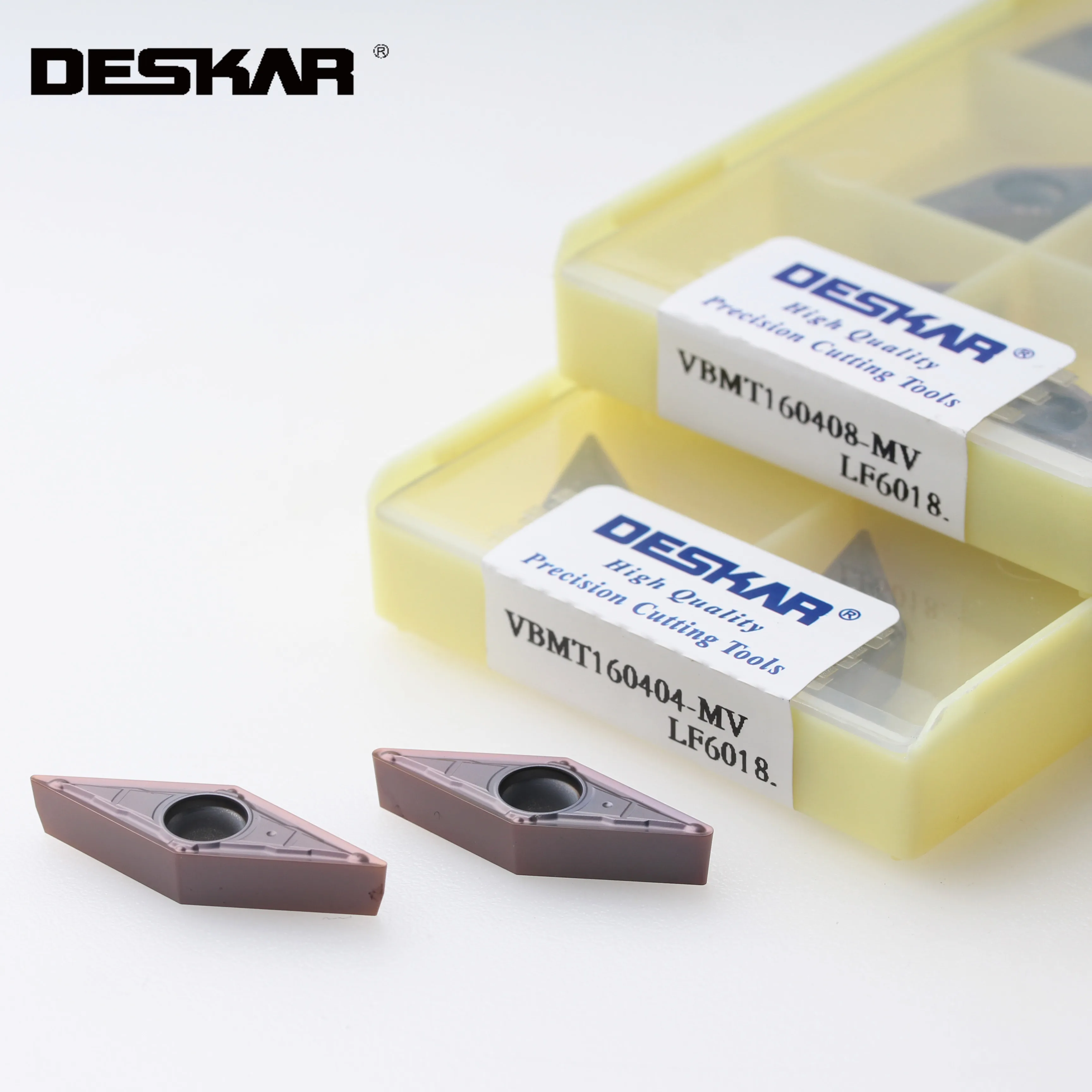 DESKAR VBMT110304 VBMT160404 VBMT160408 MV LF6018 LF6118 Carbide Inserts CNC Lathe Cutter ...