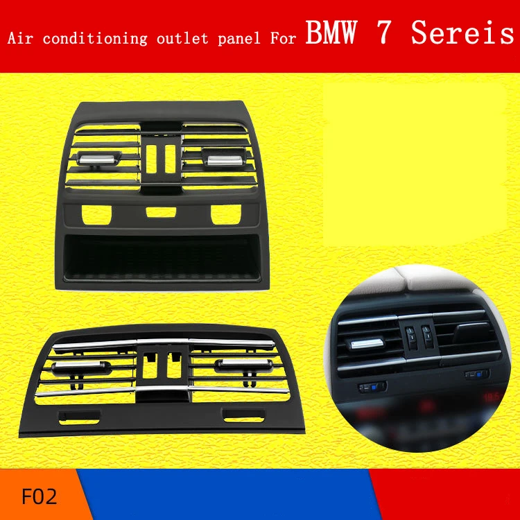For BMW 7 Sereis F02 Rear Air conditioning outlet panel Console Fresh ...