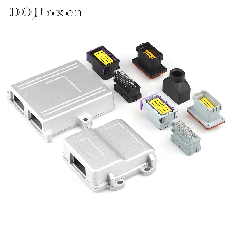 1/2/5/Sets 24 Pin Way FCI Male Female Wiring Connector Automotive ...