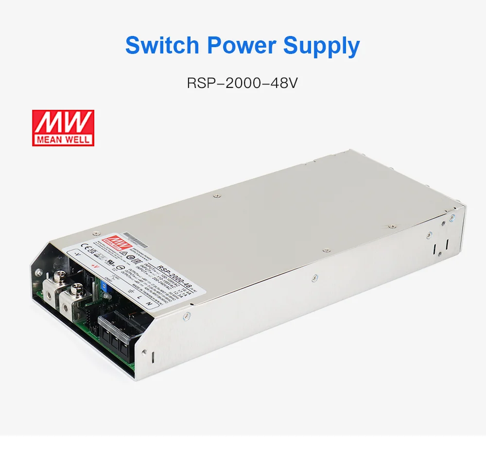 WaveTopSign MEAN WELL PFC High Power Switch Power Supply RSP-2000-48V ...