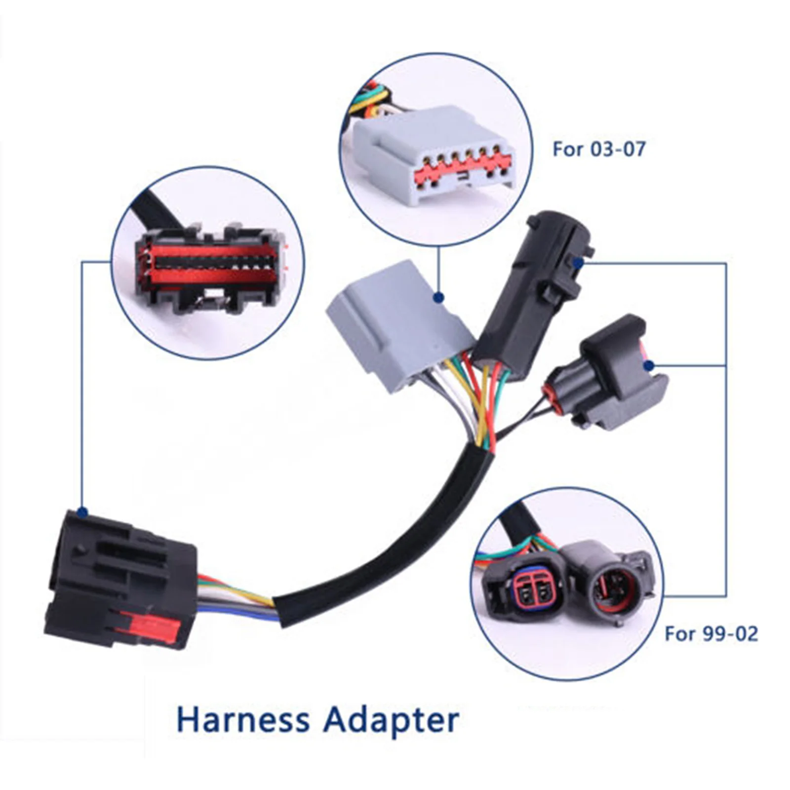 Conversion Harness Adapter for Ford F250 F350 F450 F550 Super Duty ...