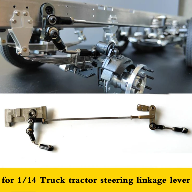 Steering Linkage Lever Upgrade For 1/14 Tamiya Rc Truck Trailer Tipper ...