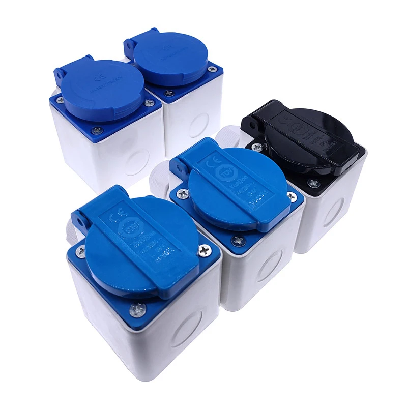 Waterproof Socket Industrial Box | Electrical Outdoor Contact Box ...