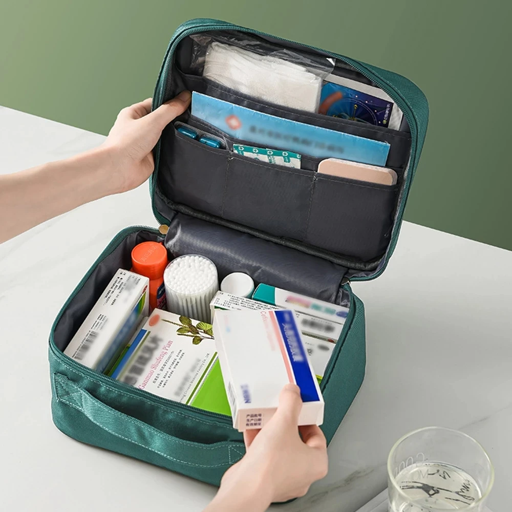 Kit médico portátil de primeros auxilios, Mini bolsa de almacenamiento ...