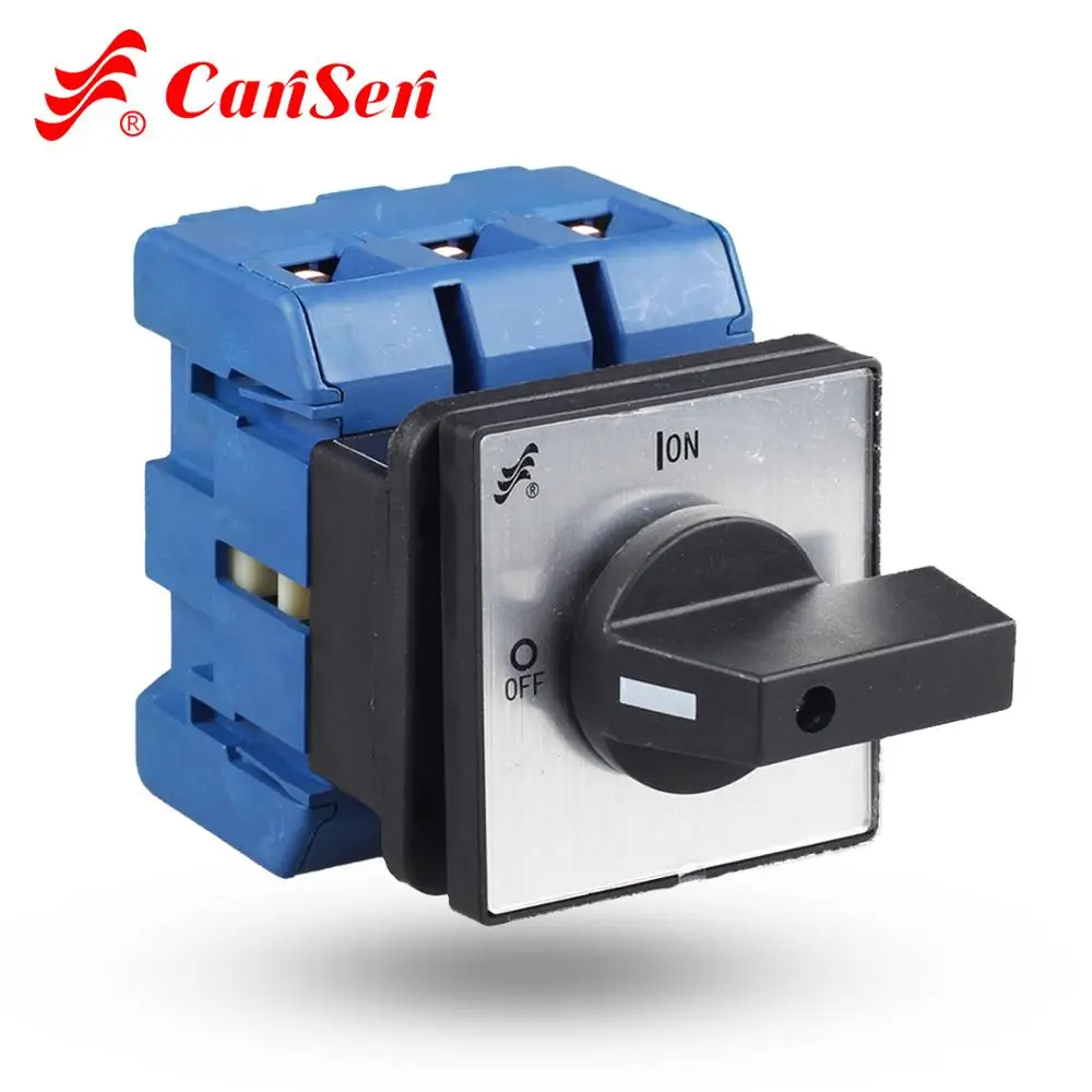 CANSEN 로터리 캠 스위치 KG80 LW30 80 Ith 80A 절연 스위치 3 극 (CE, CCC, 인증서) ON/OFF ...