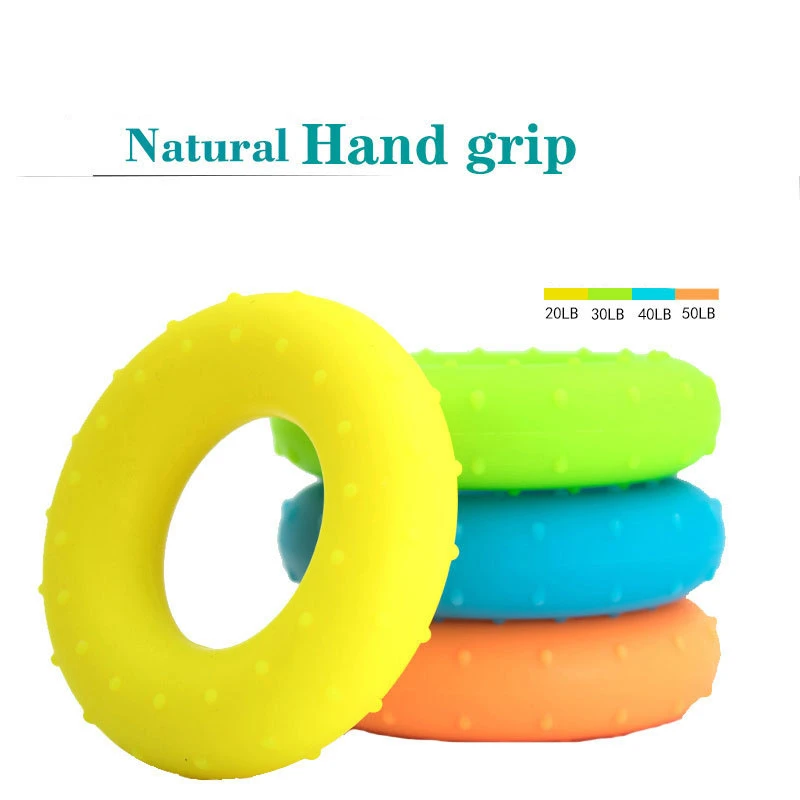 Silicon-Gel-Hand-Grip-Gripping-Ring-Carpal-Expander-Portable-Finger ...