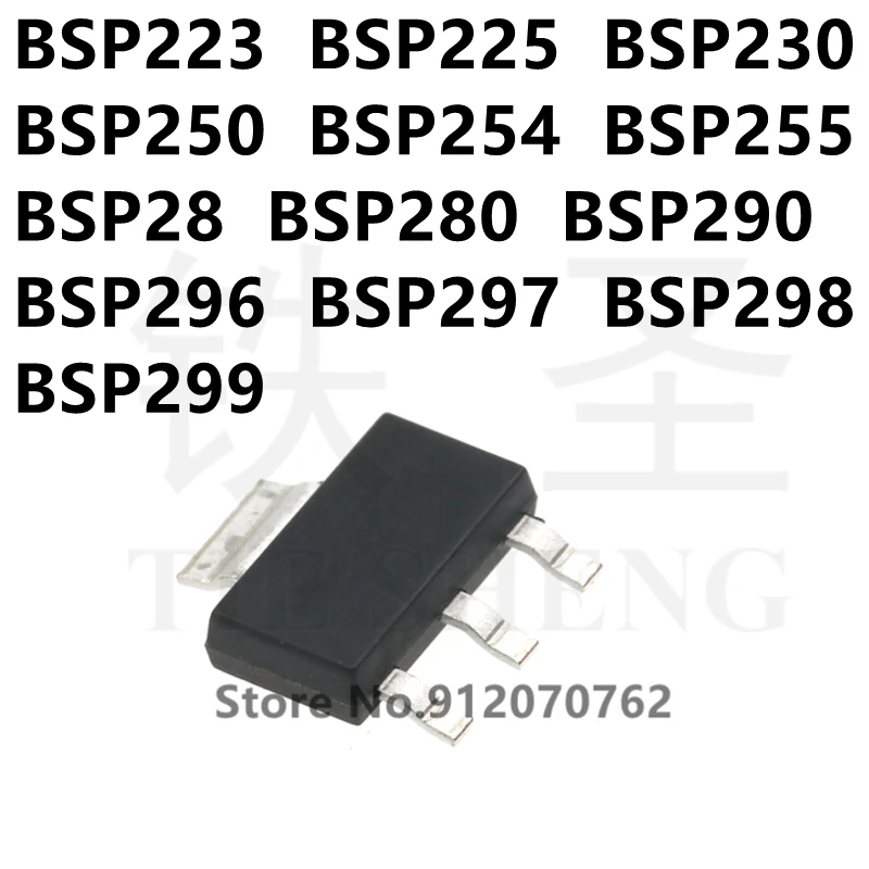 10 unidades/lote 100% nuevo tubo original BSP223 BSP225 BSP230 BSP250 ...