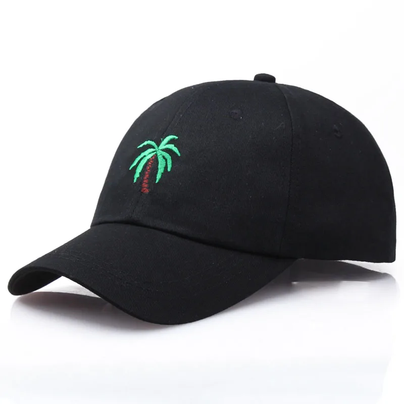 New Embroidery Palm Trees Curved Dad Hats Take A Trip Baseball Cap ...