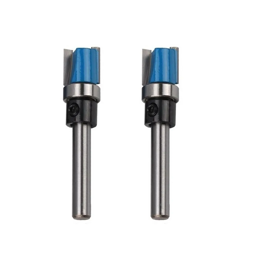 2pcs-Router-Bit-W-1-4-Shank-Straight-Template-Flush-Trim-Carbide-Router ...