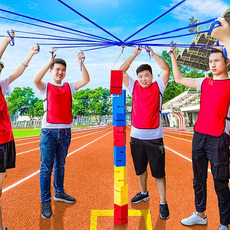 Child-Outdoor-Teamwork-Game-Props-Toy-Children-Cooperate-To-Build-Tower ...