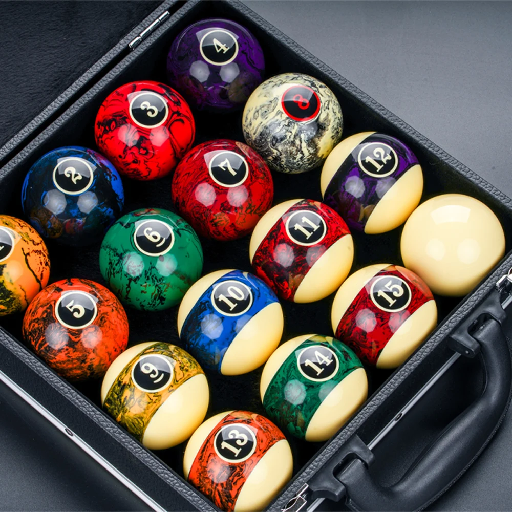 Leather Aluminum Ball Box 25cmx25cmx7.5cm Billiard Ball Storage Box ...
