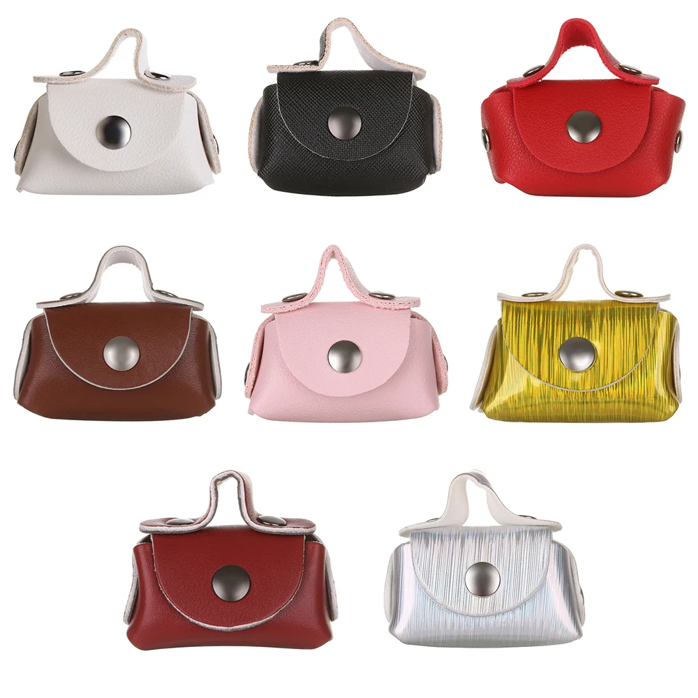 1PC Mini Bag for Doll Fashion PU Leather Shopping Handbag Purse Clutch ...