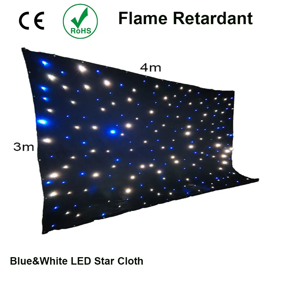 Top Quality LED Backdrop LED Star Cloth Starry Sky Curtain DMX512 ...