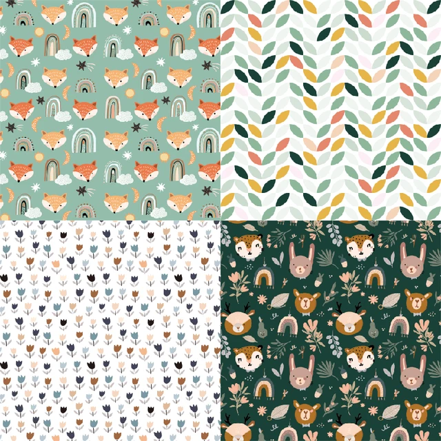 Fox Scrapbook Paper