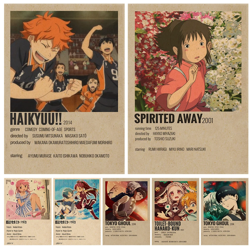 Vintage anime posters from Years 2000 and 2001. - munimoro.gob.pe