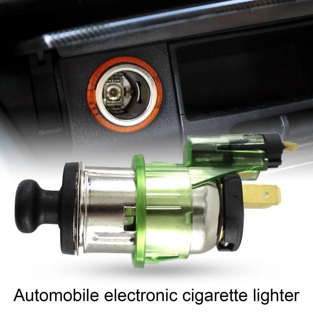 Cigarette-Lighter-Assembly-Metal-Interior-Car-Cigarette-Lighter-Bezel ...