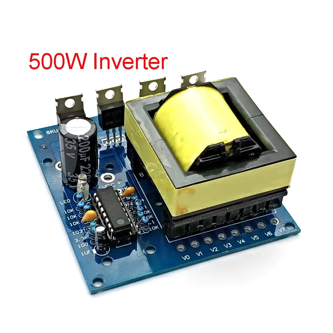 DC-AC-500W-Inverter-Boost-Board-Transformer-Power-DC-12V-TO-AC-220V-Car ...