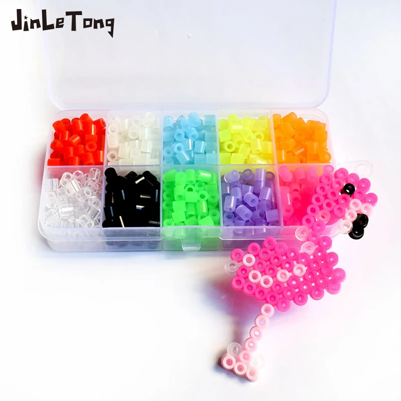 10 Colors 800pcs Hama Beads For Kids Hama Beads Lron Fuse Beads Diy ...