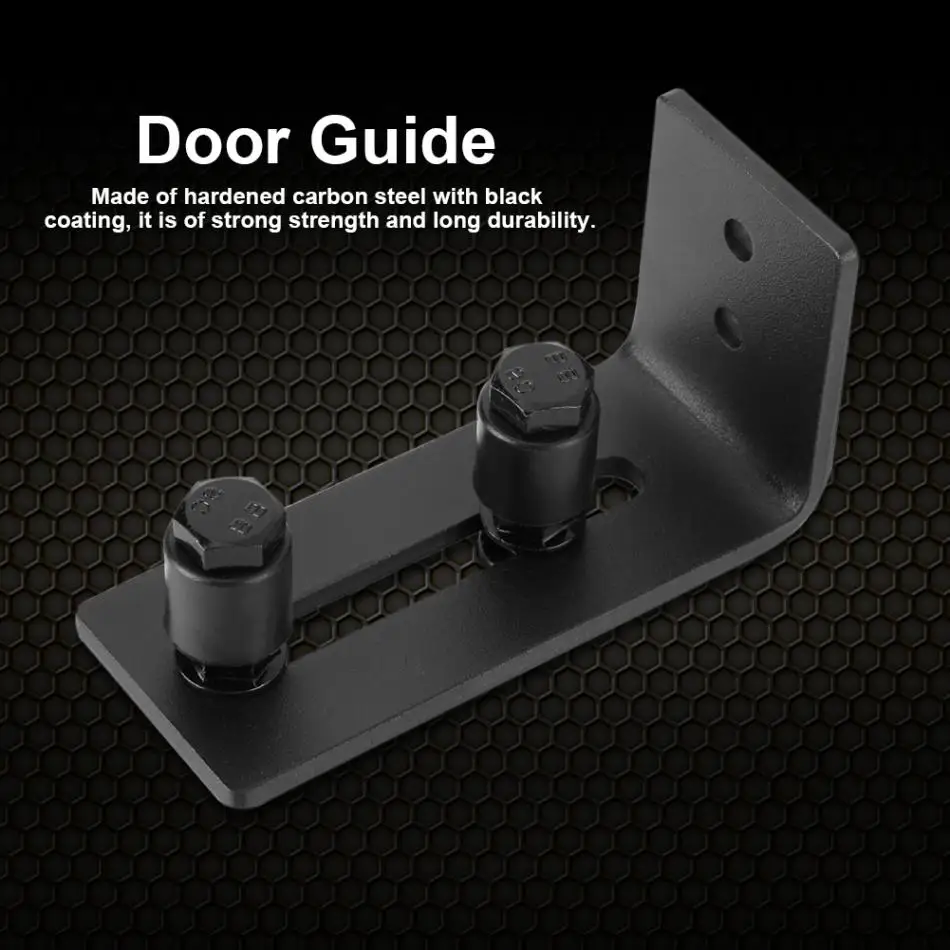 Adjustable Carbon Steel Door Guide Wall Mount Sliding Barn Door Bottom ...