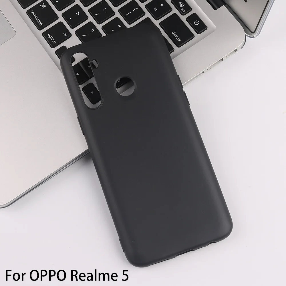 For Oppo Realme 5 Case Oppo Realme 5 6.5" Silicone Soft Tpu Back Cover ...