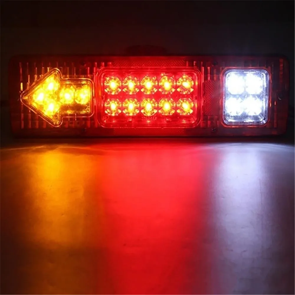 1pcs Electronic rear tail light 12v24v car rear tail light 19LED ...