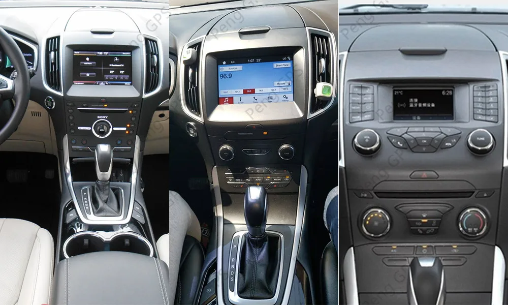 For Ford Edge 2015 2016 2017 2018 2019 Car multimedia player Tesla ...