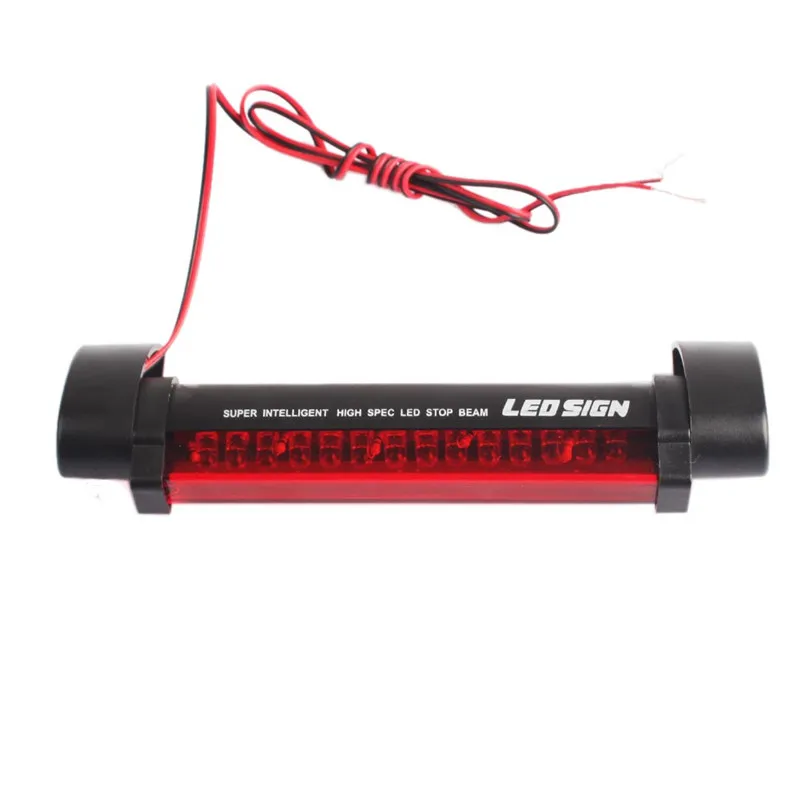 Universal 12V 14LED Additioal Brake Light Bar Red Car Third Brake Lamp ...