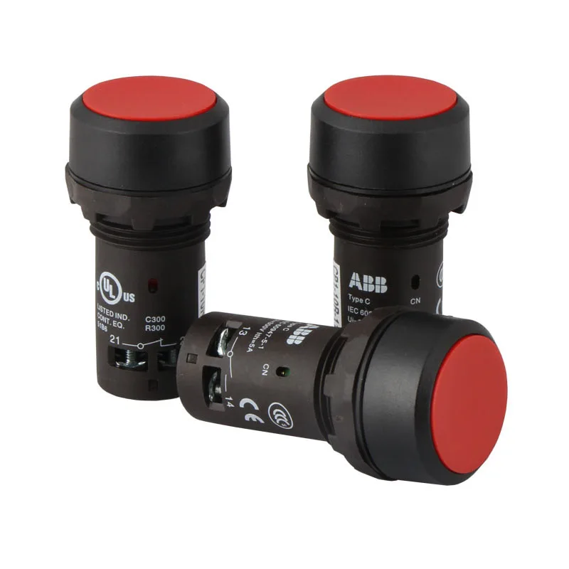 Abb Push Button Switch Cp1-10r-11 Cp1-10g-11 Flat Button C2ss1-10b-11two-position Selector ...