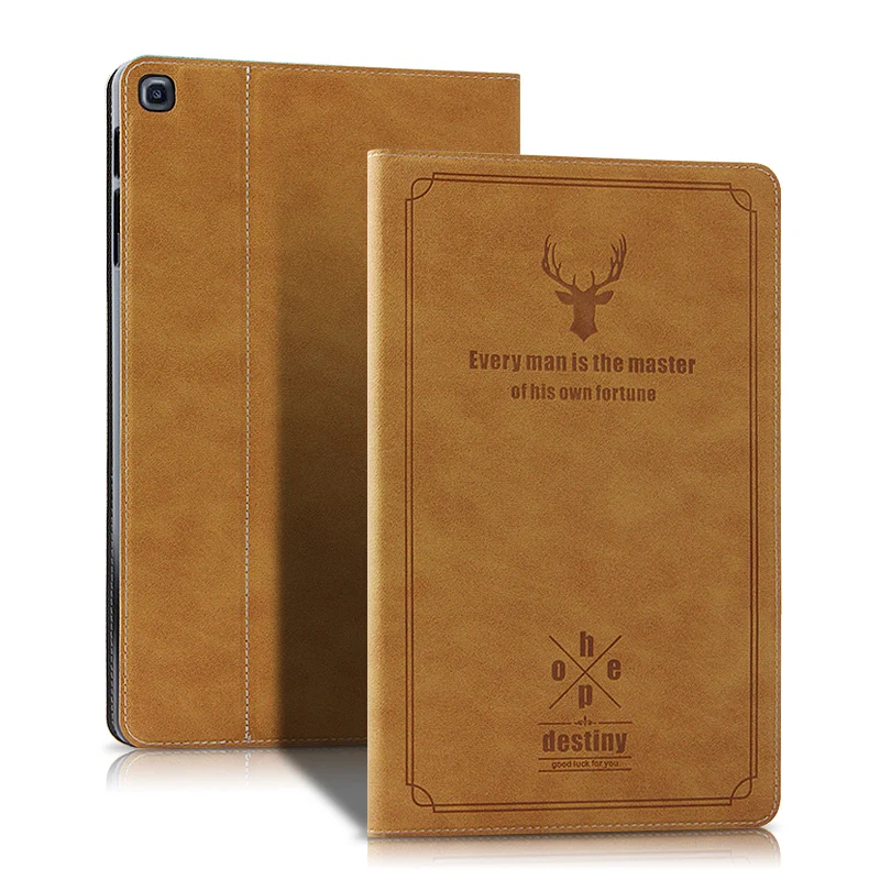 Capa de couro pu para samsung galaxy tab, capa protetora para tablet 10 ...